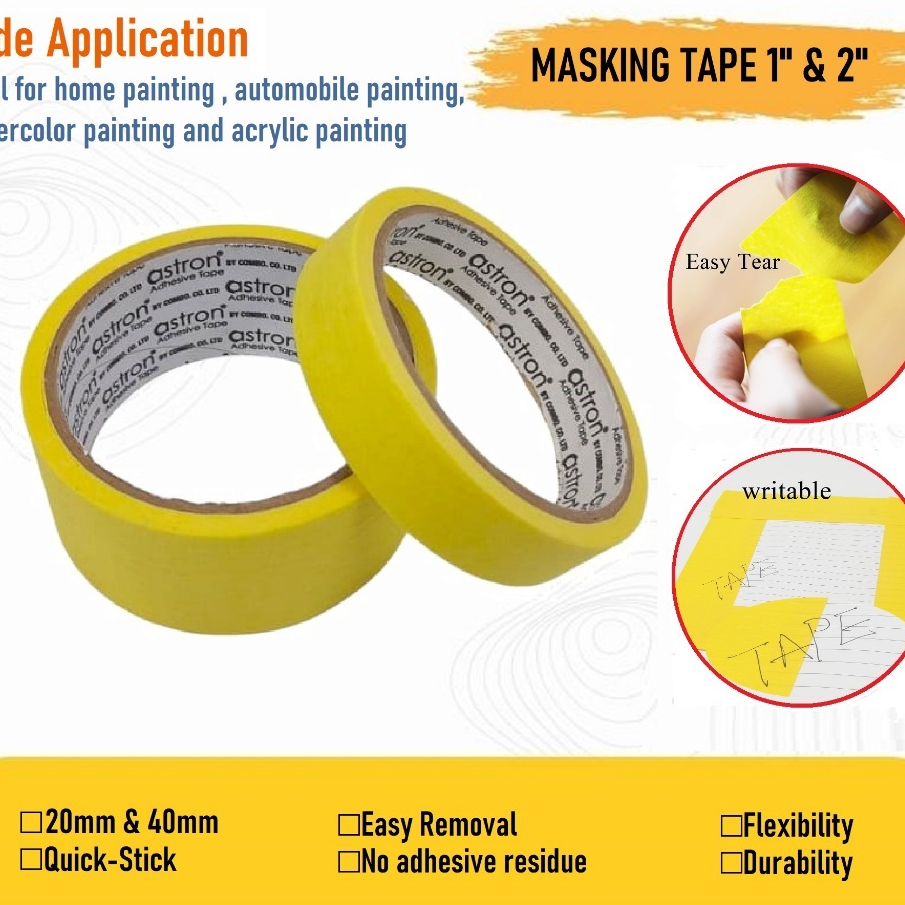 1 INCH Paper Duct Tape / 1 INCH/2 INCH Masking Tape | Shopee Malaysia