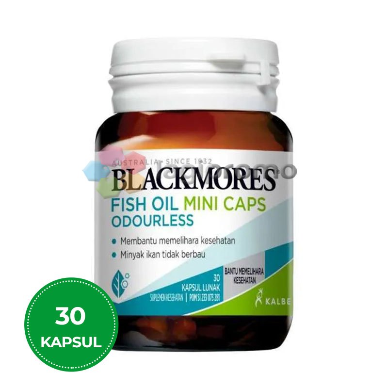 Blackmores Fish Oil Mini 30 Capsules Omega 3 Health Supplement | Shopee ...