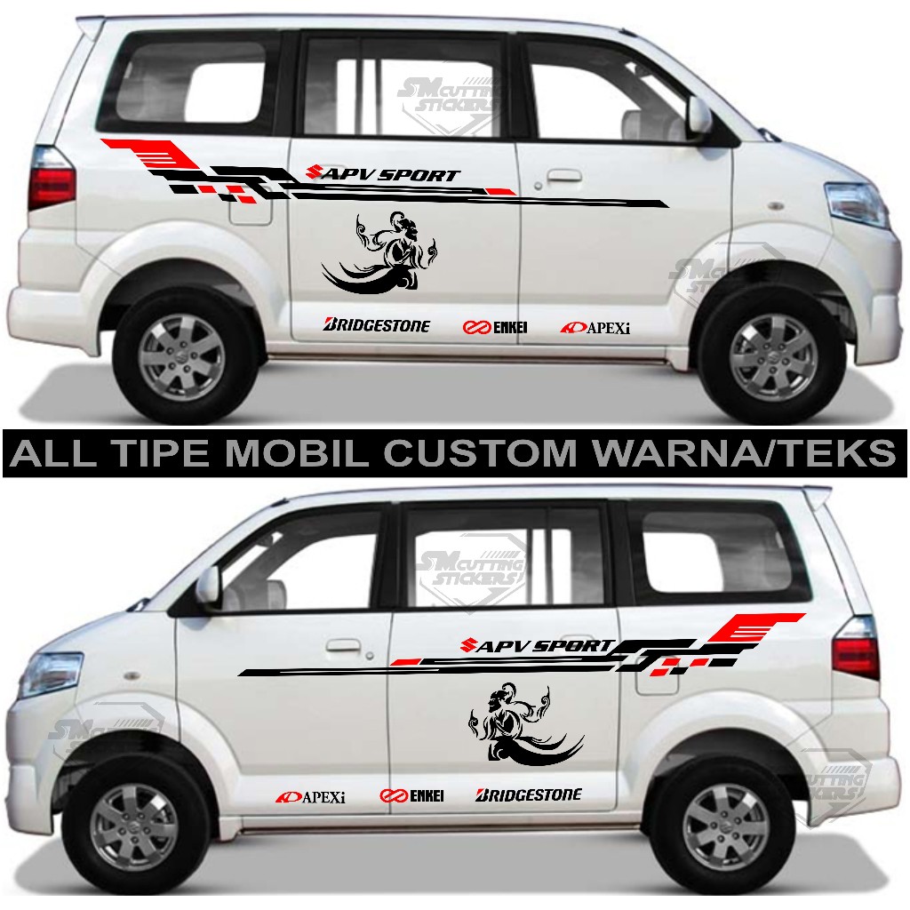 Suzuki APV SPORT Puppet CAR STICKER STRIPING LIST BODY SIDE STICKER ...