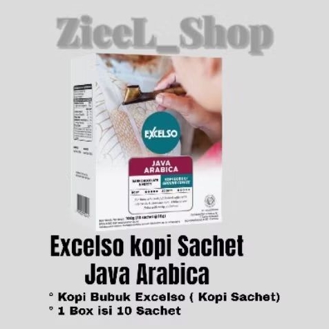 Excelso Java Arabica Ground Coffee- Coffee Sachet Saving box | Shopee ...