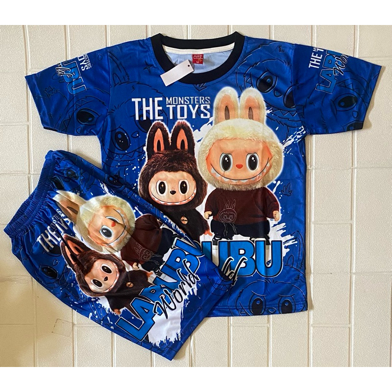 Labubu motif children's clothes for ages 2 to 12 years | Shopee Malaysia