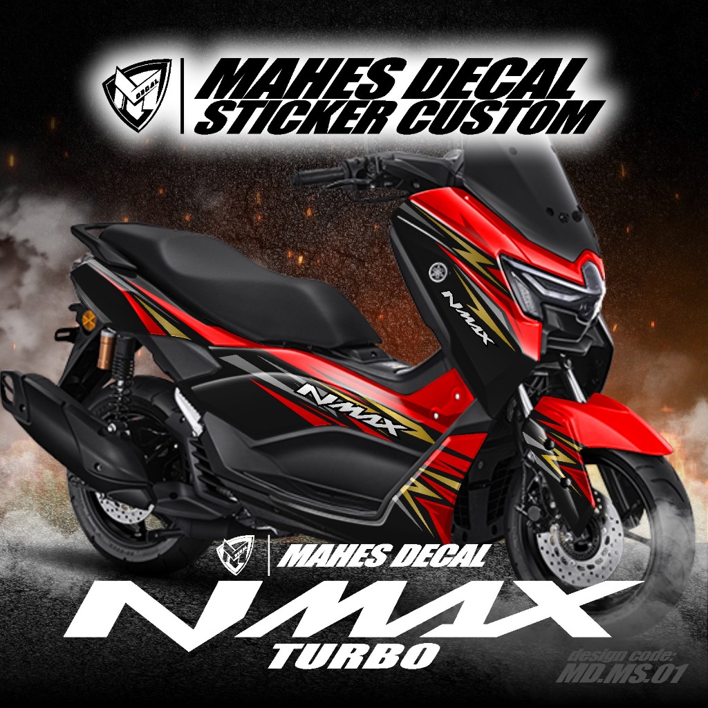 Yamaha Nmax Turbo Decal Sticker - NEW 2024 Full Body Nmax Sticker ...