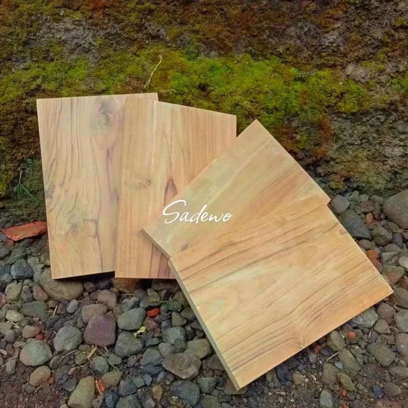 KAYU Whole PERHUTANI teak wood Cutting Board 30x20x2 Cutting Board ...