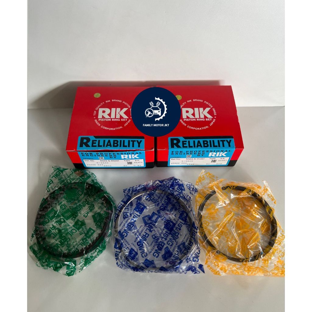 Piston Ring Piston Set Nissan Terrano Z24 RIK JAPAN STD/0.50 | Shopee Malaysia