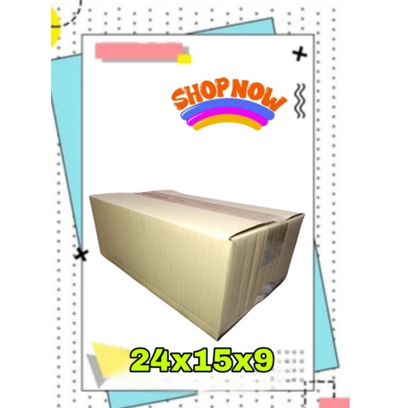 UK packing cardboard 24x15x9 plain cardboard medium cardboard | Shopee ...