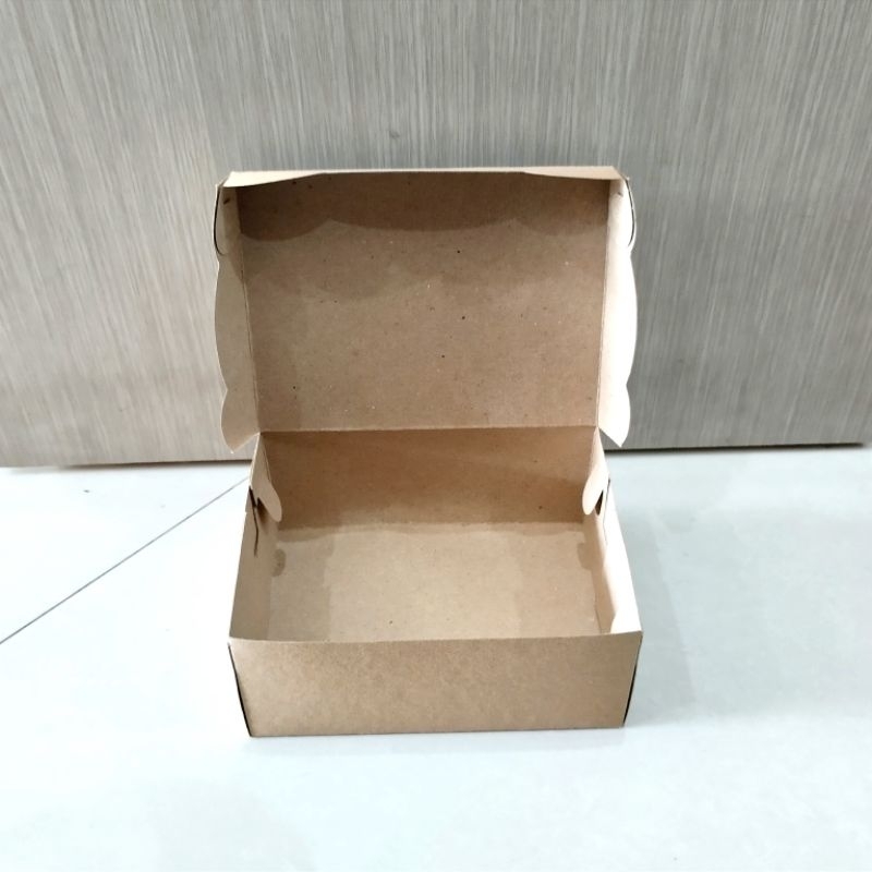 Snack Box R5 Kraft contains 25 sheets/cake Box/snack Box/lunch Box ...