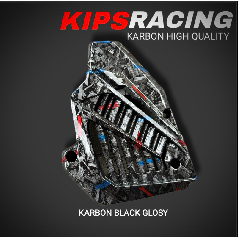 Forged carbon vario radiator cover wtp vario 125 150 carbon forged ...