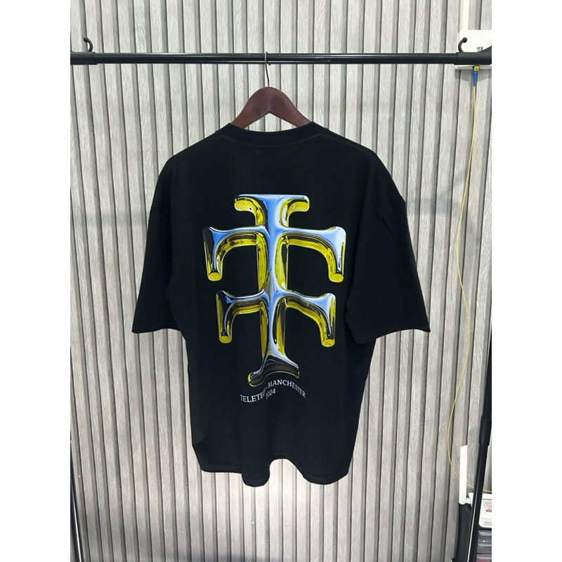 Teletech 2024 Yellow chrome oversized tee | Shopee Malaysia