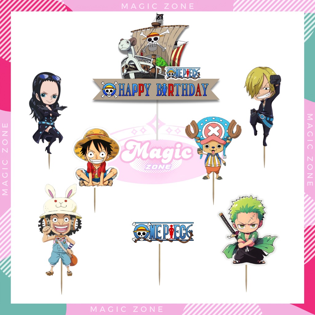 Cake Topper/Happy Birthday Cake Topper/Character Cake Topper/Birthday ...