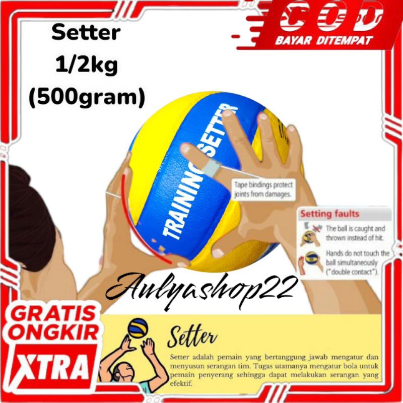 Volleyball TRAINING SETTER VOLLEYBALL BALL 500 GRAM (1/2 KG) | Shopee ...