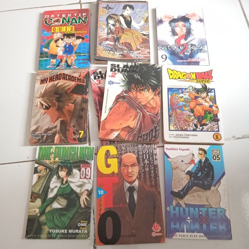 Popular manga drawing comics in Indonesian, ready for many titles ...