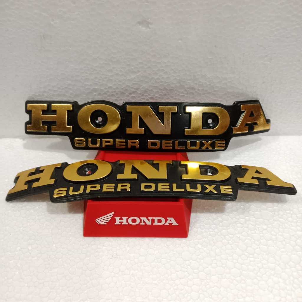 Original Honda GL100 Super Deluxe Tank Logo Emblem Original CBK5 herex ...