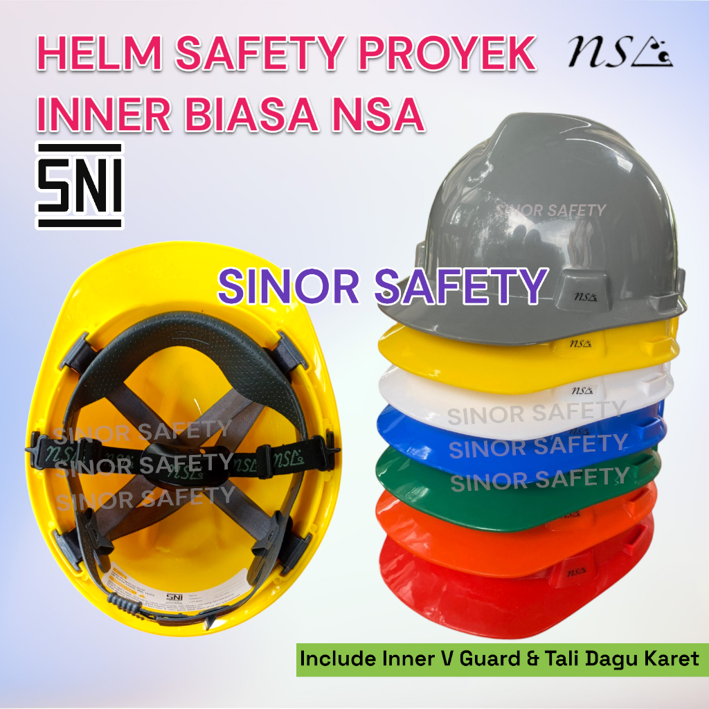 Sni Project Safety Helmet V Guard Helmet NSA REGULAR STANDARD V-806 ...