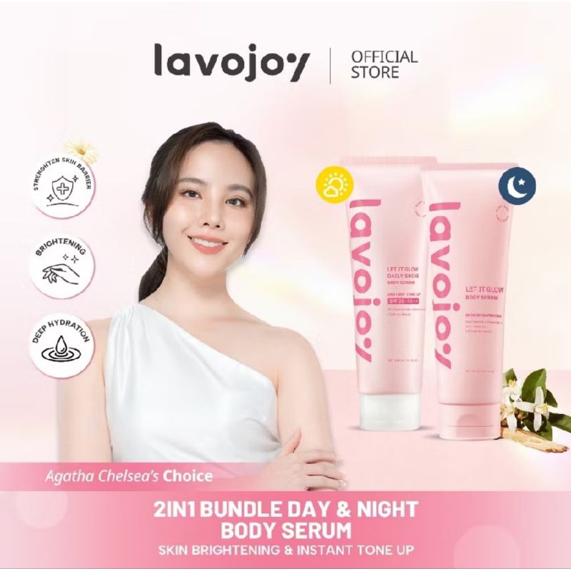 Lavojoy Let It Glow Body Serum Series | Body Serum Instant Tone Up SPF ...