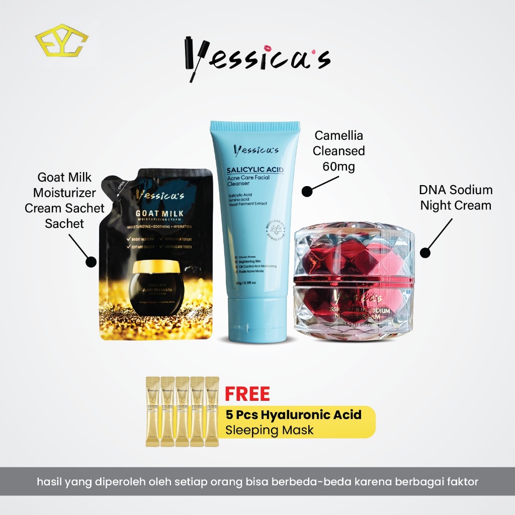 Fyc - Yessica's Facial Wash 60g + Goat Milk Moisturizer Refill + Night ...