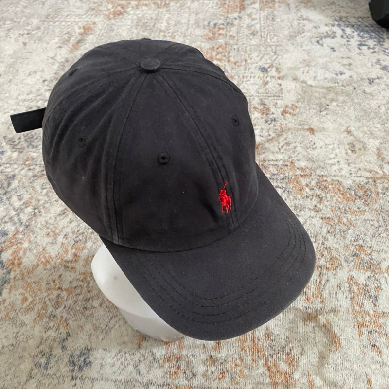 MERAH HITAM Polo Ralph Lauren Cap Black Little Pony Red P089 | Shopee ...