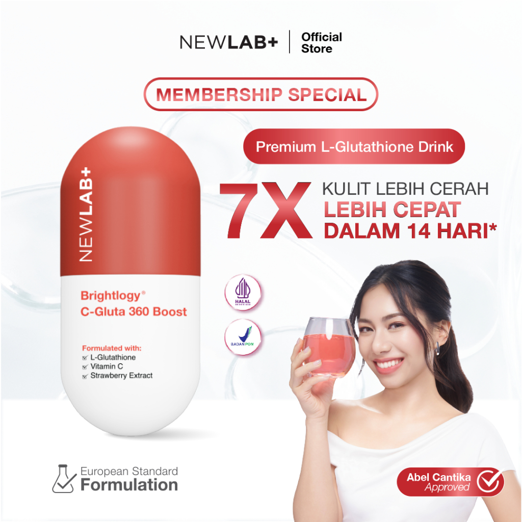 Newlab Brightlogy C-Gluta 360 Boost | Glutathione Drink for Body ...