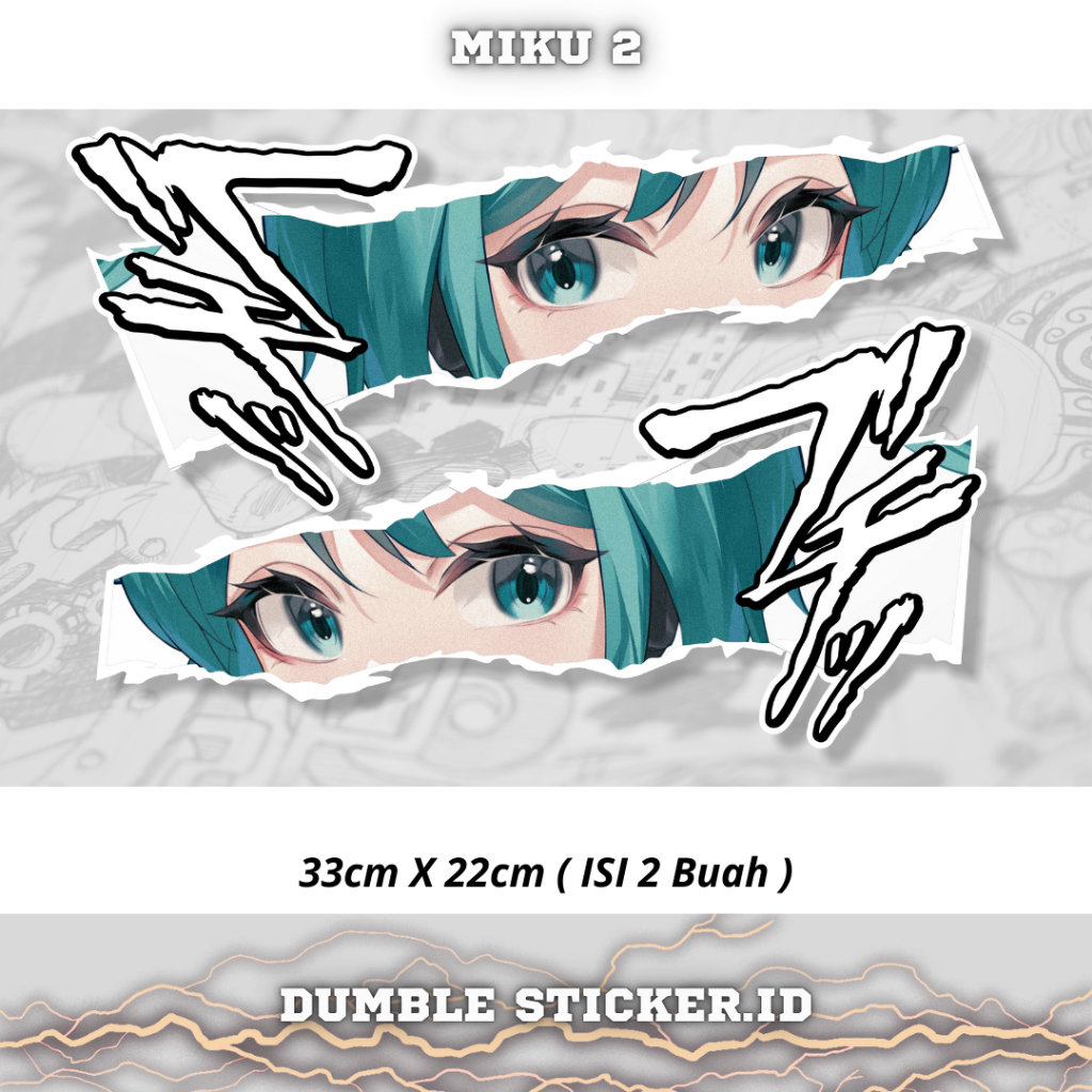 MATA Stripping Stickers All Types of Motorcycle Print Cutting Miku ...