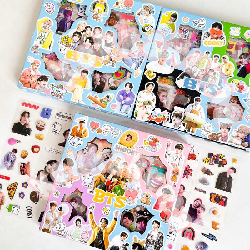 (1 Set = 10 SHEETS ) FANCY STICKER / AESTHETIC JOURNAL STICKER / AESTIC ...