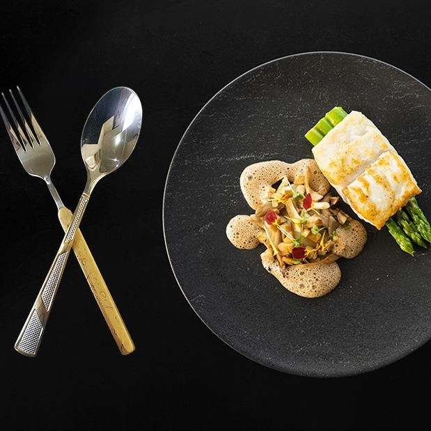 Sultan Stainless Steel Cutlery Set Spoon Dinnerware Set Quality Thick ...