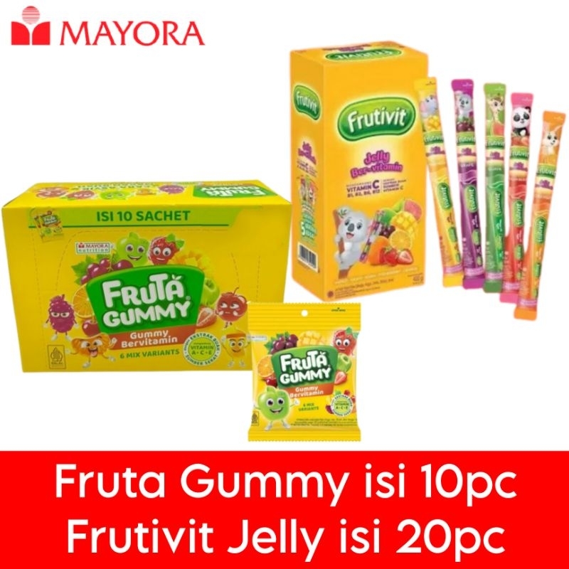 Mayora Frutivit jelly Fruta Gummy jelly candy | Shopee Malaysia