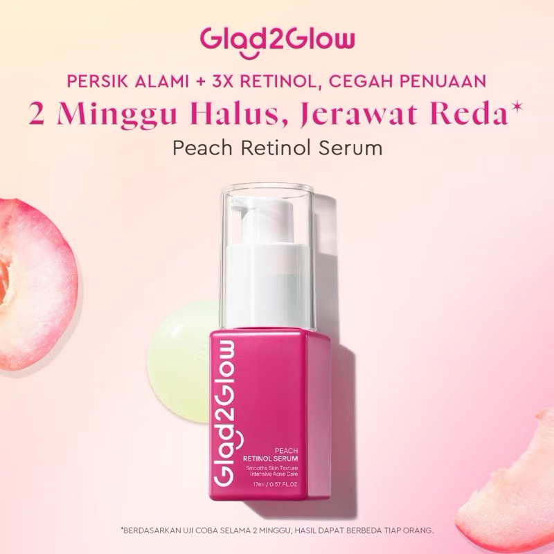 Glad2glow peach retinol serum / glad2glow retinol serum / g2g peach ...