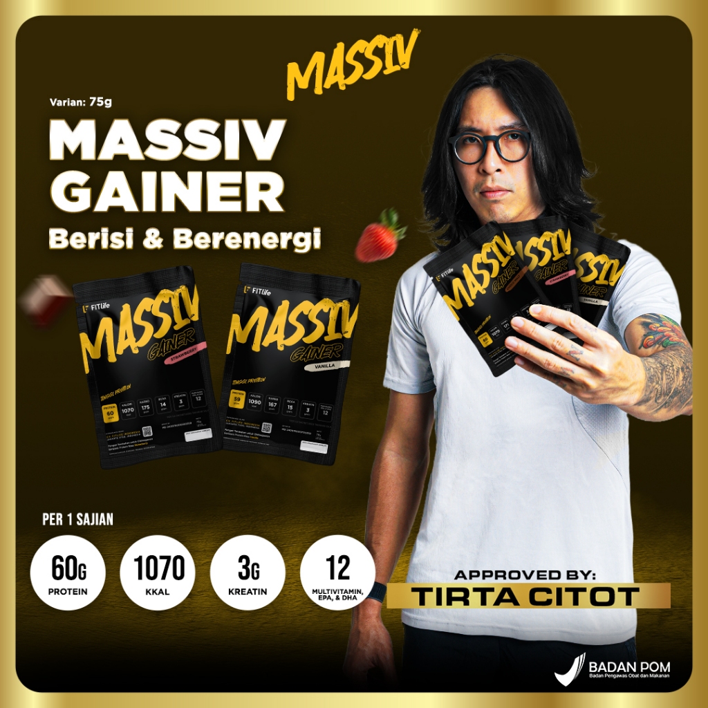 Fitlife Massiv Gainer Sachet (MPro Upgraded) | Shopee Malaysia