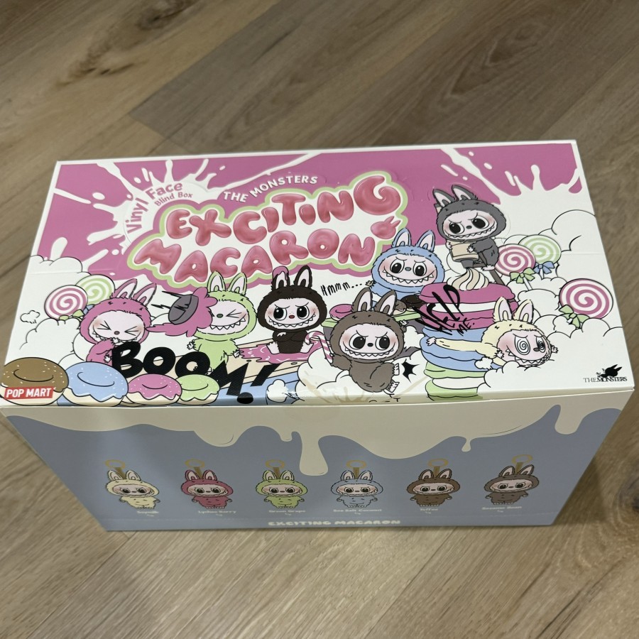 Original Labubu Macaron 1 box contains 6 pcs | Shopee Malaysia