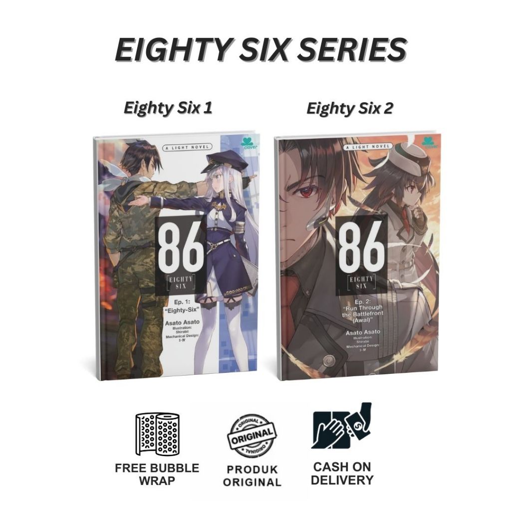 Eighty-six Novel (Episode 1 & 2) - Asato Asato (Clover) | Shopee Malaysia