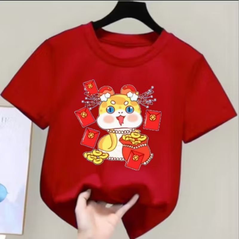 Children's clothes for girls and boys LABUBU CHINESE NEW YEAR CNY SNAKE ...