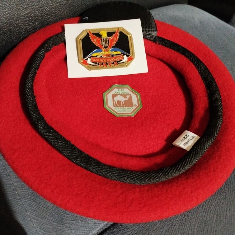 MERAH Camel grib jaya red beret | Shopee Malaysia