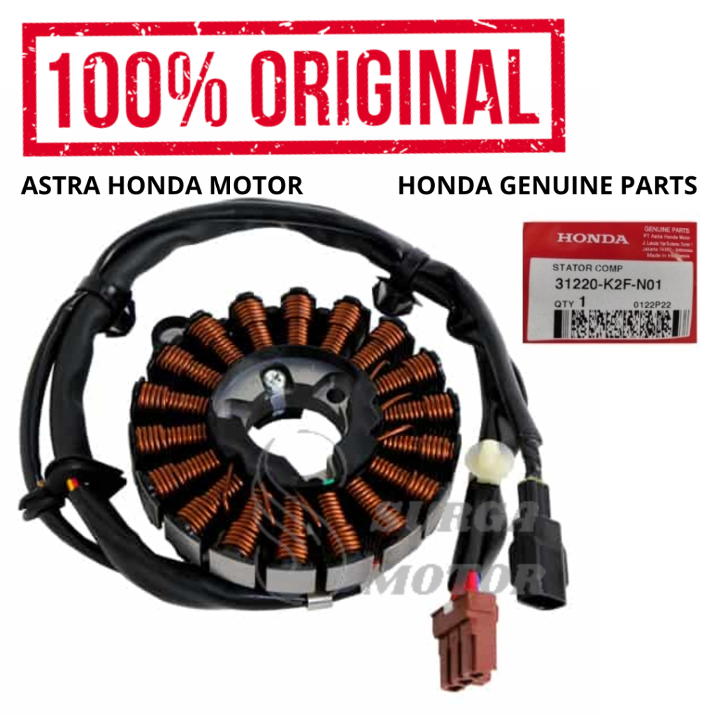 Spull Stator Comp Scoopy K2F First 2020 Original Honda AHM 31220-K2F ...
