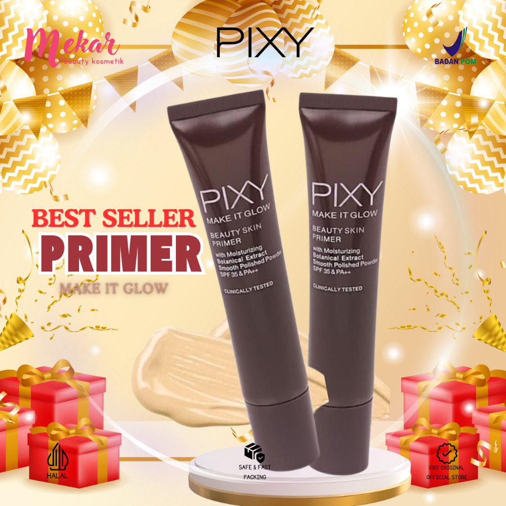 PIXY Make It Glow Beauty Skin Primer 25ml | Primer | Makeup Base | Pixy ...