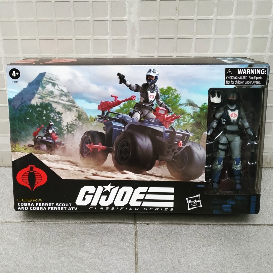 Hasbro GI-JOE CLASSIFIED SERIES 119 COBRA FERRET SCOUT & ATV VEHICLE ...
