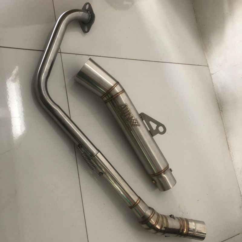 Power pipe 51mm canister super open AUN full system for Tmx 155 Raider ...
