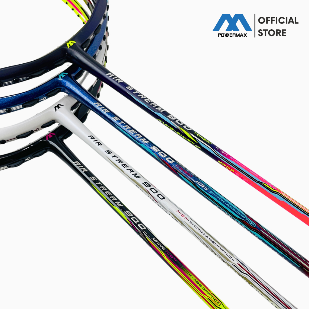 Power MAX Badminton Racket Air Stream 900 Original Ultra High Modulus ...