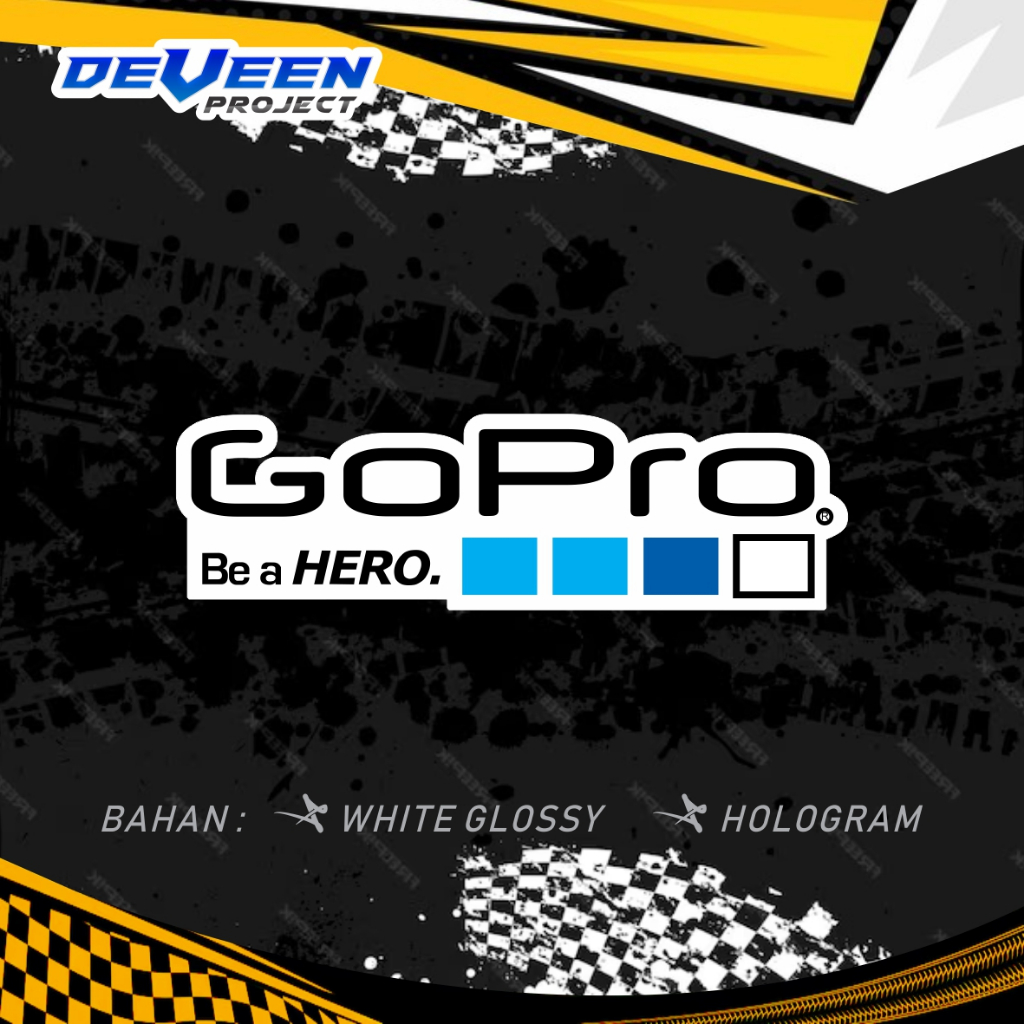 Gopro Like cutting Sticker | Waterproof, just install it | Shopee Malaysia