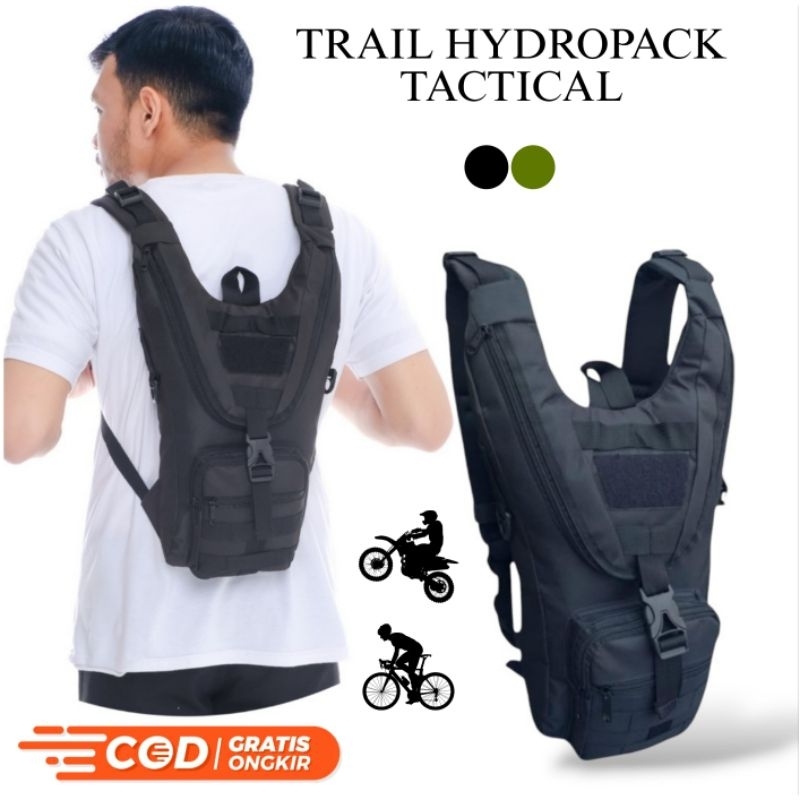 HITAM Murazhshop - Hydropack 10 Liter Touring Bicycle Bag Men's Small ...