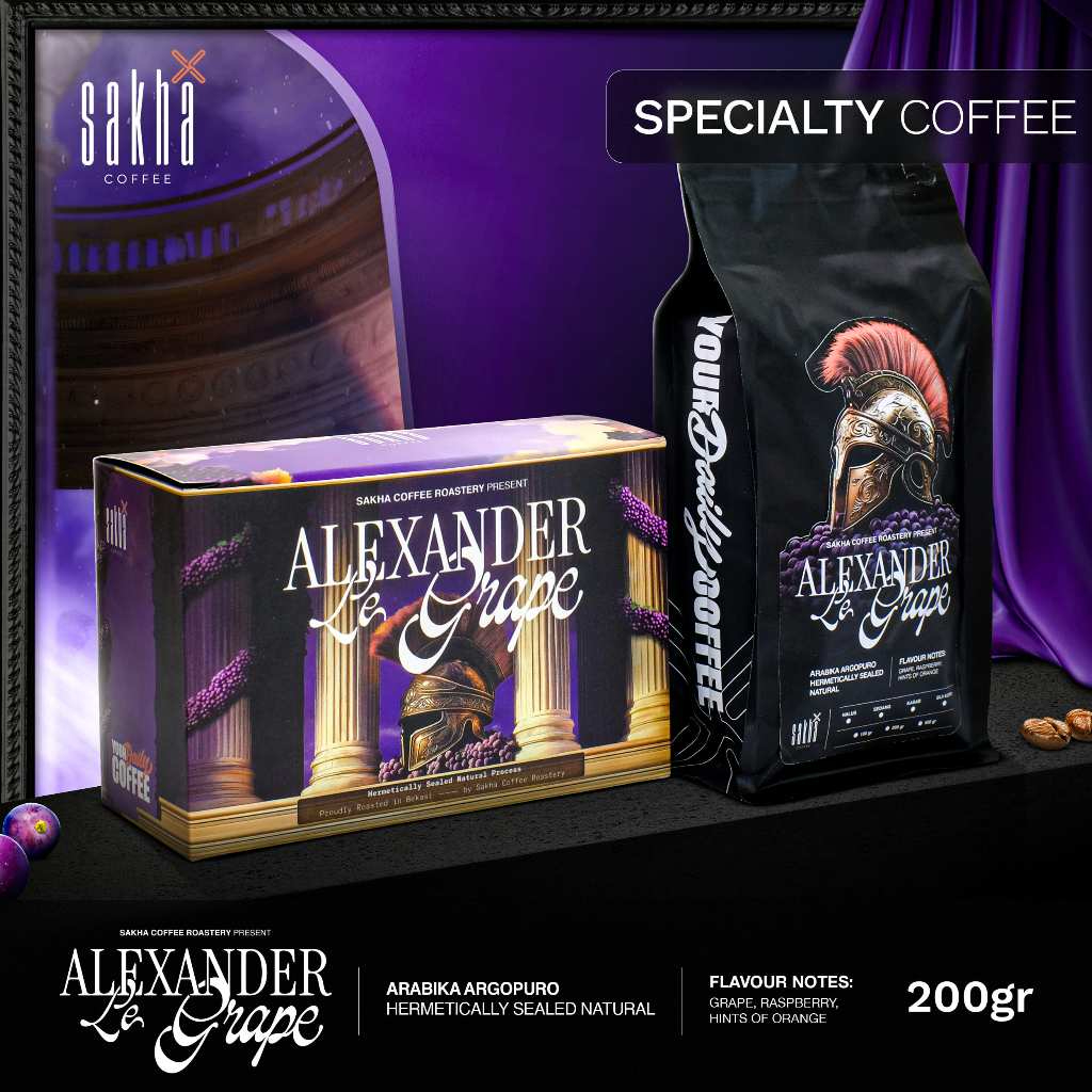 ALEXANDER LE GRAPE Arabica Coffee Bean Arabica Coffee Powder | Shopee ...