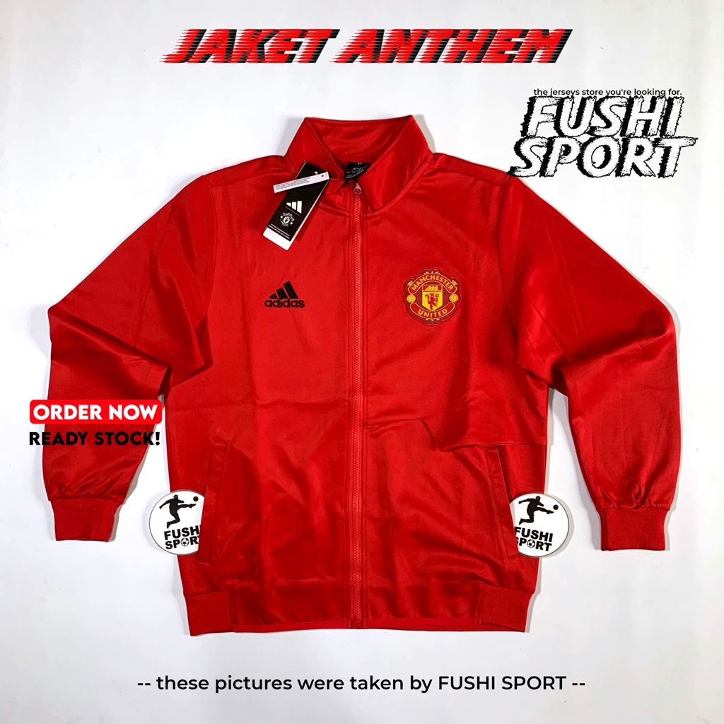 MERAH Anthem EM YU HOME RED FOOTBALL JACKET 2023 2024 NEW | Shopee Malaysia