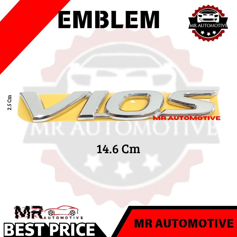 Original Vios Writing Emblem Logo | Shopee Malaysia