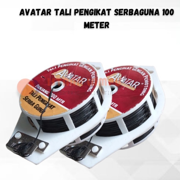 HITAM PUTIH Avatar Twist Tie Cable Rope Multipurpose Tie Rope 100m 100 ...