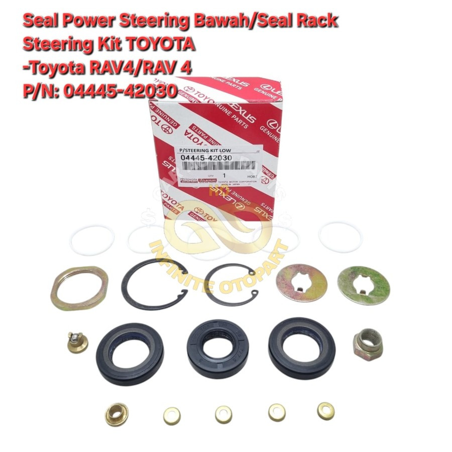 SEAL KIT POWER STEERING LOWER TOYOTA RAV4 RAV 4 04445-42030 | Shopee ...