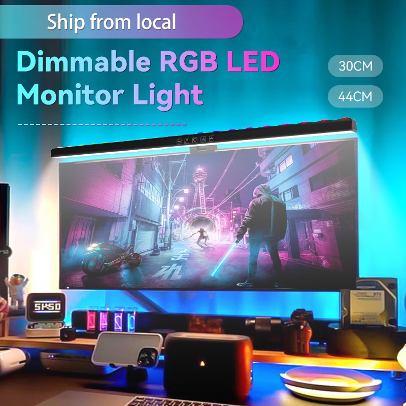 LAYAR Led Monitor Lamp Hanging Bar Screen RGB Laptop Cool Lights Screen ...
