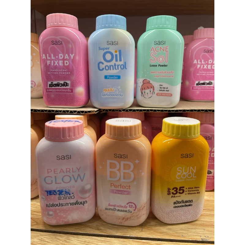 Sasi SUN COOL LOOSE POWDER SPF 35 PA+++ SUNSCREEN POWDER 100% ORI THAILAND | Shopee Malaysia