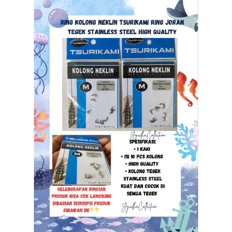 Neklin Tsurikami Kolong Ring High Quality Stainless Steel Tegek Rod ...