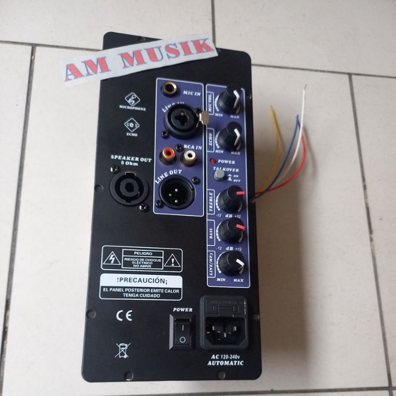 MESIN Power KIT MINI ACTIVE SPEAKER MACHINE FOR 8 INCH 500 WATT BOX ...
