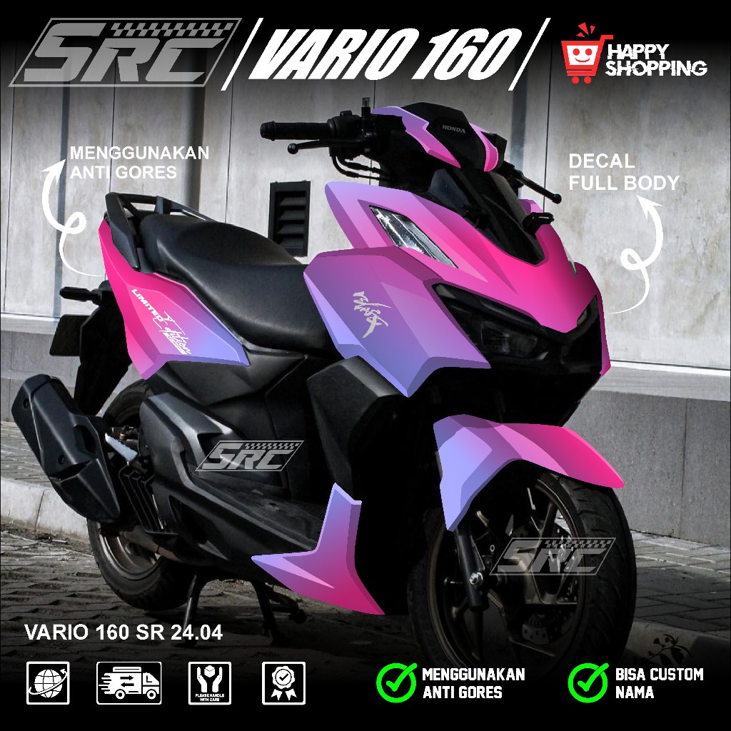 Full Body Decal Sticker Honda Vario New Year 160 2022 2023 2024 2025 ...