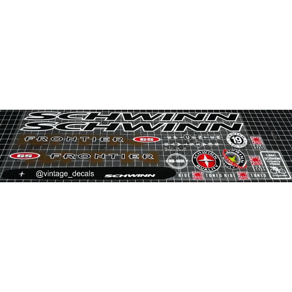 Schwinn Frontier GS replacement decals sticker | Shopee Malaysia