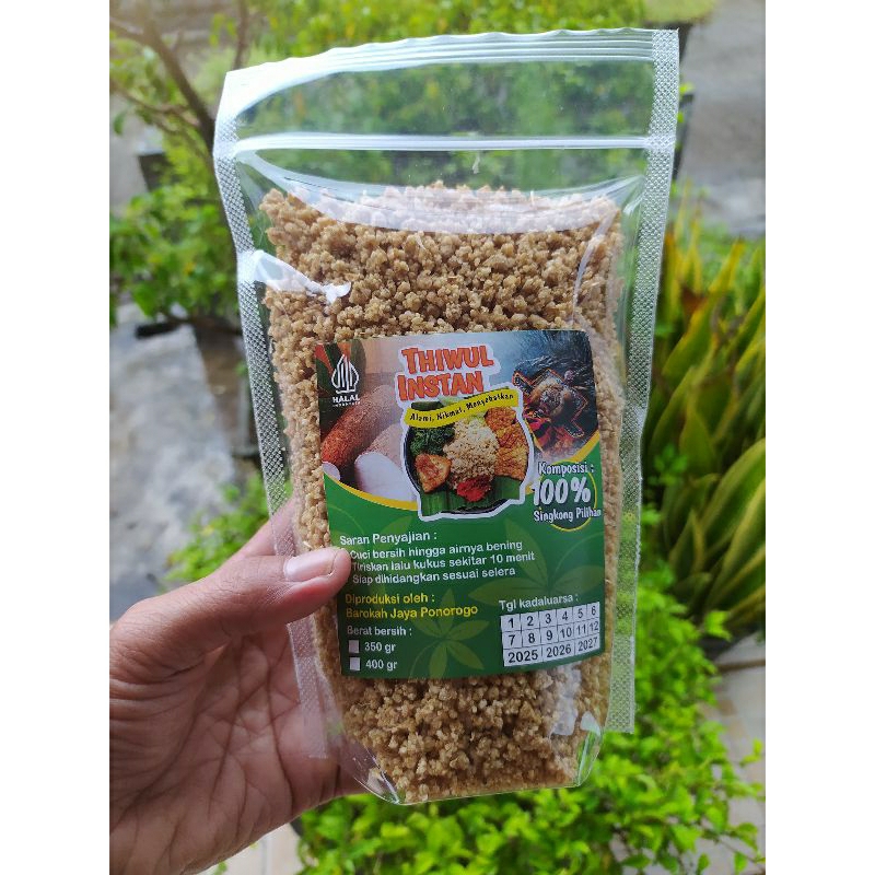 Original Organic Instant Tiwul from the Village Can be used as a Ulcer ...